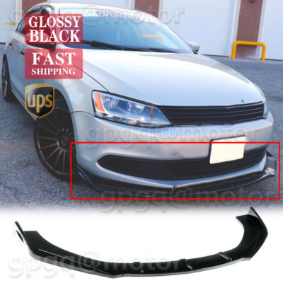 For Volkswagen VW Jetta 6 VI MK6 2011-2014 Glossy Black Front Bumper ...