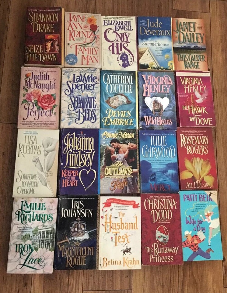 Lot Of 10 Historical Romance Paperback Books Author Mix Random Pick | eBay