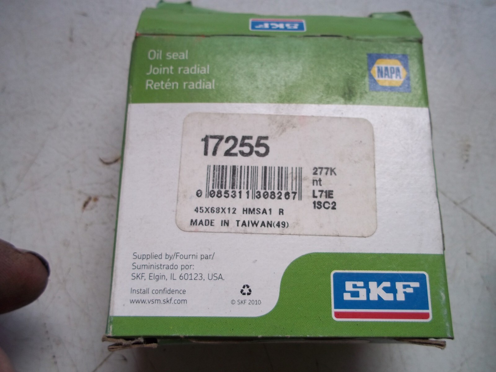 Engine Timing Cover Seal SKF 17255 | eBay