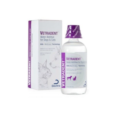 Vetradent Dental Water Additive Dog & Cat w/ Biotrate Technology 17oz ...