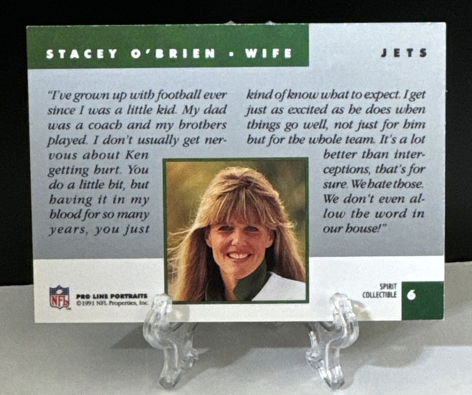 1991 Pro Line Portraits Spirit Wives #6 Stacey O'Brien MINT Free ...