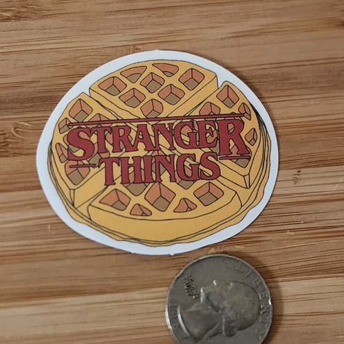 Eleven Sticker STRANGER THINGS STICKER Horror Eggo Waffle Millie Bobby Brown | eBay