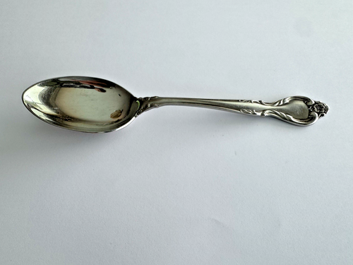 International Lyon QUEEN'S FANCY USA Satin Black Accent TEASPOON 6 ...