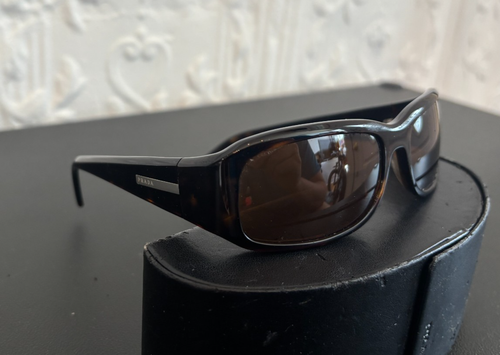 PRADA Sunglasses SPR 03E 2AU-3N1 Tortoise Brown Italy Designer Rare ...