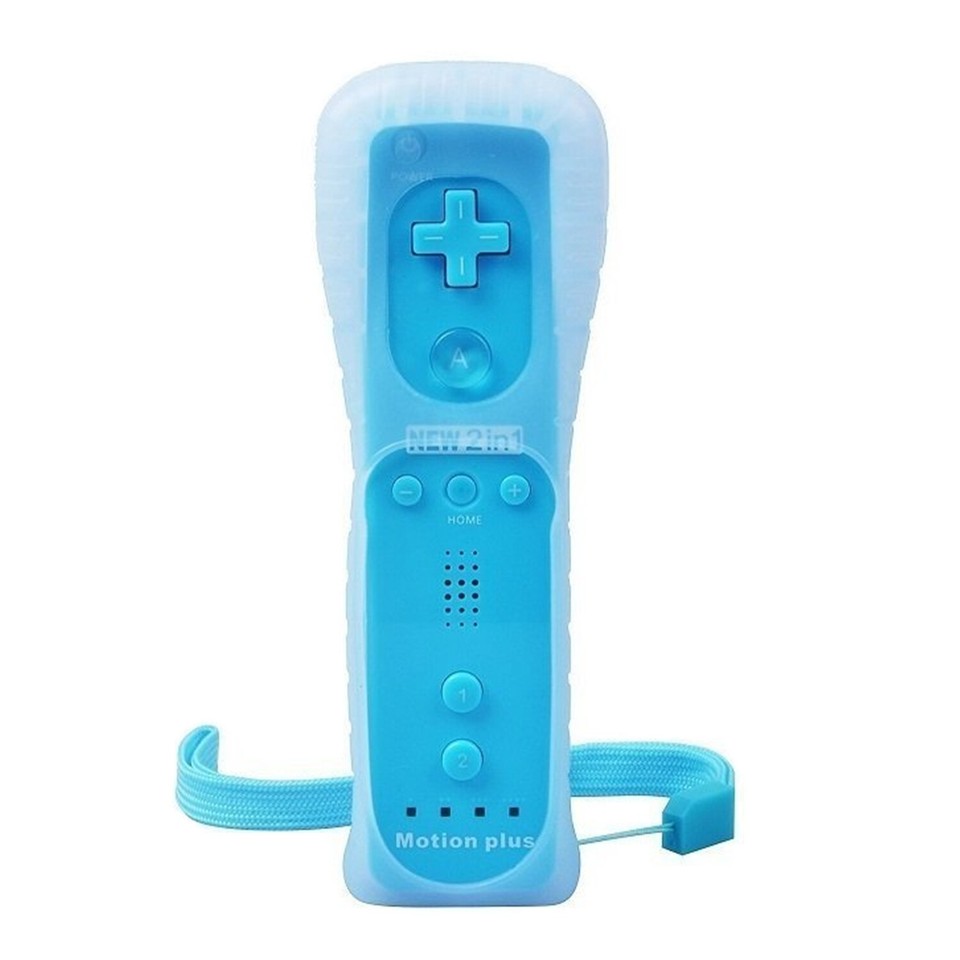 1&2 Pack Blue Wiimote Built-in Vibration Motion Plus Remote Controller ...