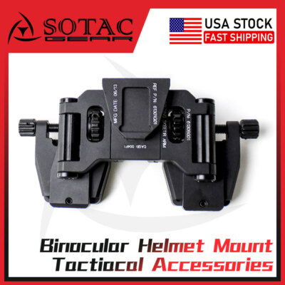 CNC Metal Modular Dual Binocular Bridge Helmet Night Vision NVG ...
