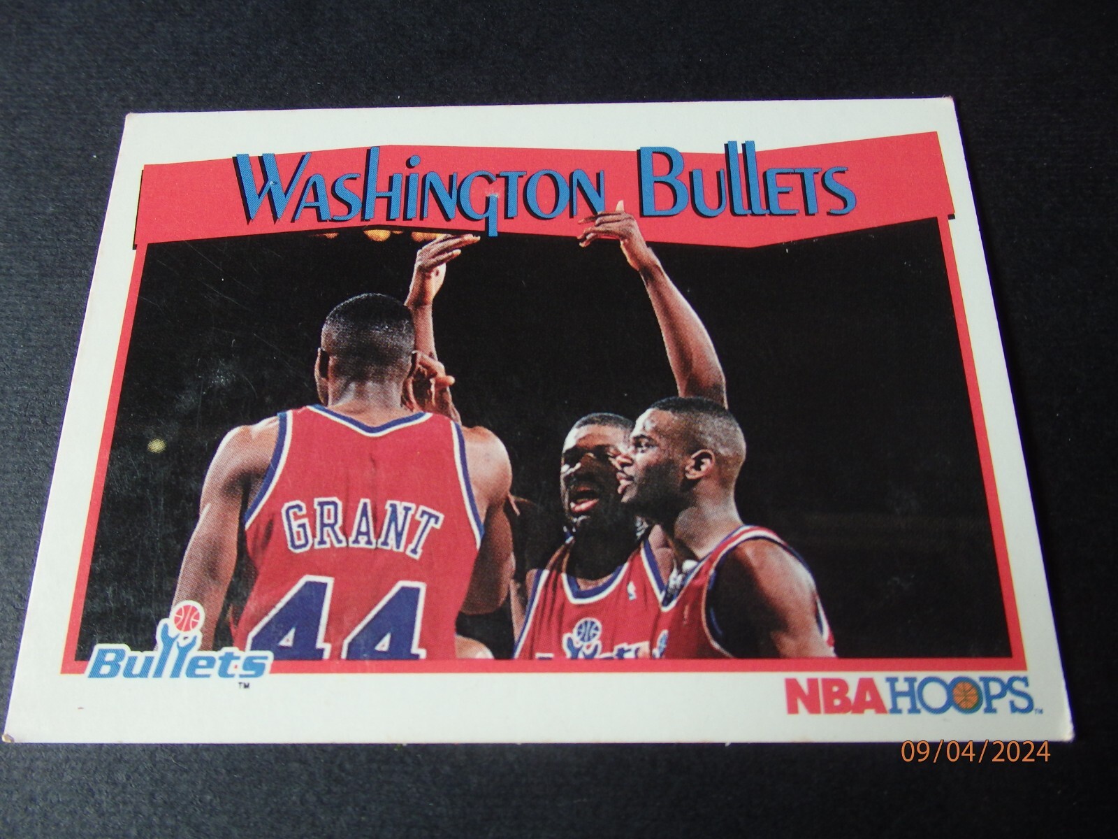 1991-92 NBA Hoops - Washington Bullets Team Card No 300 | eBay Australia