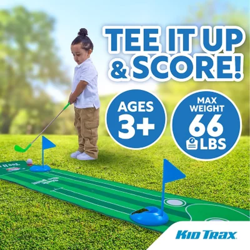 Powered Ride On Golf Cart Flybar Kid Trax 12V Golf Cart Battery Powered ...