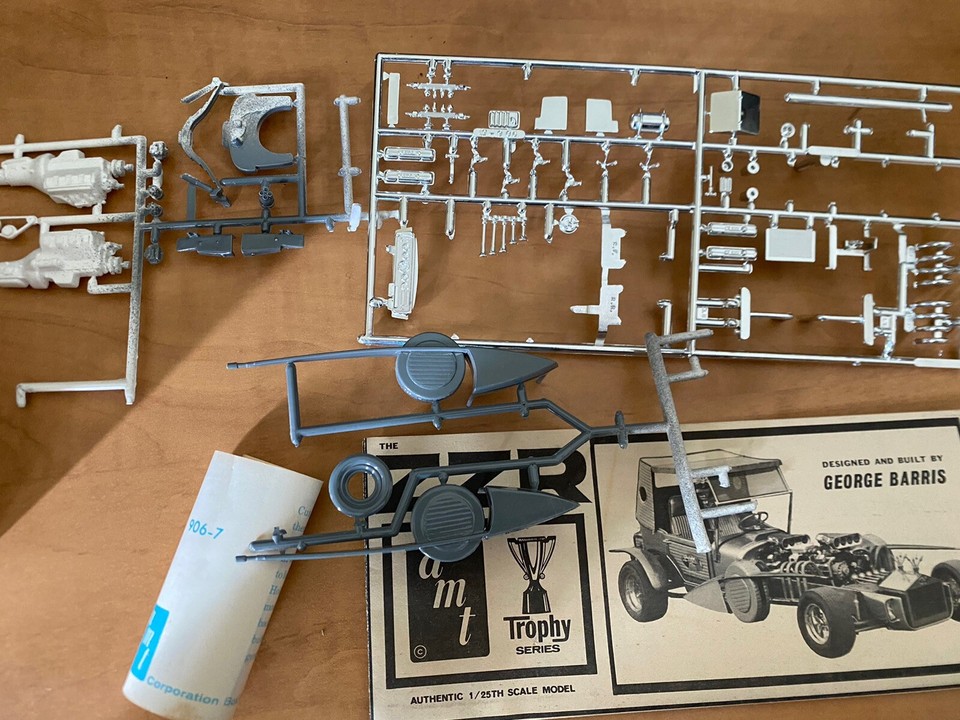 AMT 1:25 Scale ZZR SPY ROD GEORGE BARRIS Customizing Model Kit As Is ...