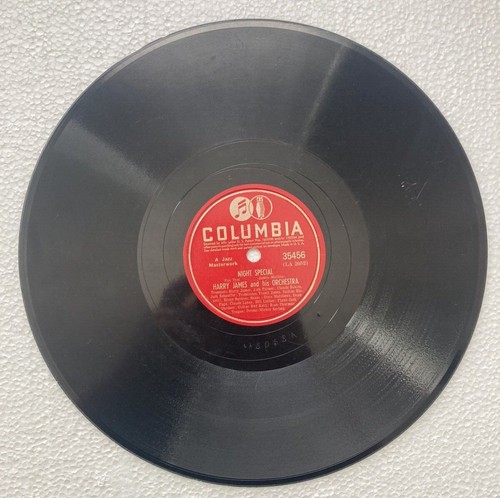 Columbia 78 RPM Record, Night Special/Back Beat Boogie by Harry James ...