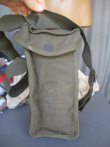 WWII M-3 Grease Gun SMG Magazine Pouch, Canvas Mag Shoulder Pouch | eBay