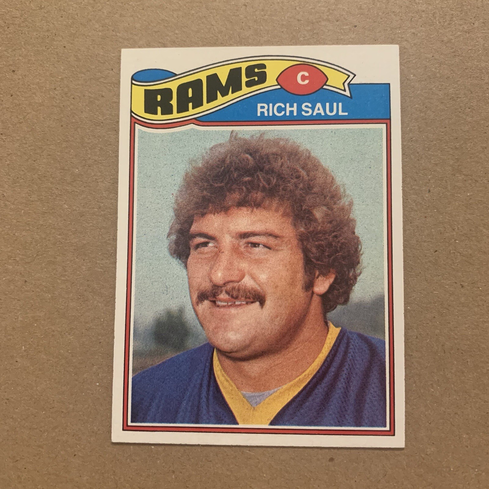 1977 Topps Rich Saul # 246 Los Angeles Rams Football Card NFL | eBay