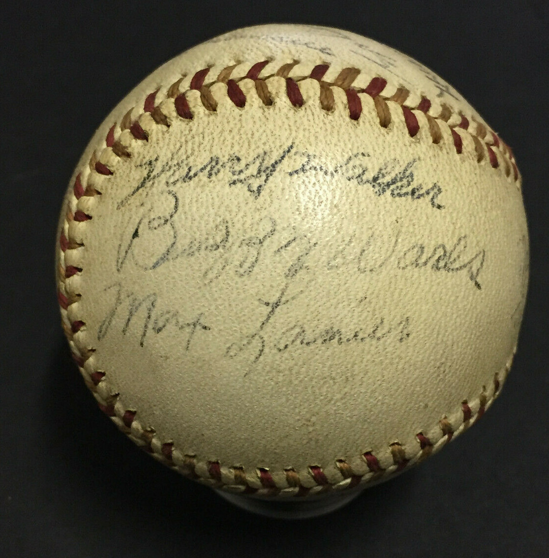 1943 Cardinals Team Signed NL Ford Frick Baseball 19 auto Stan Musial ...