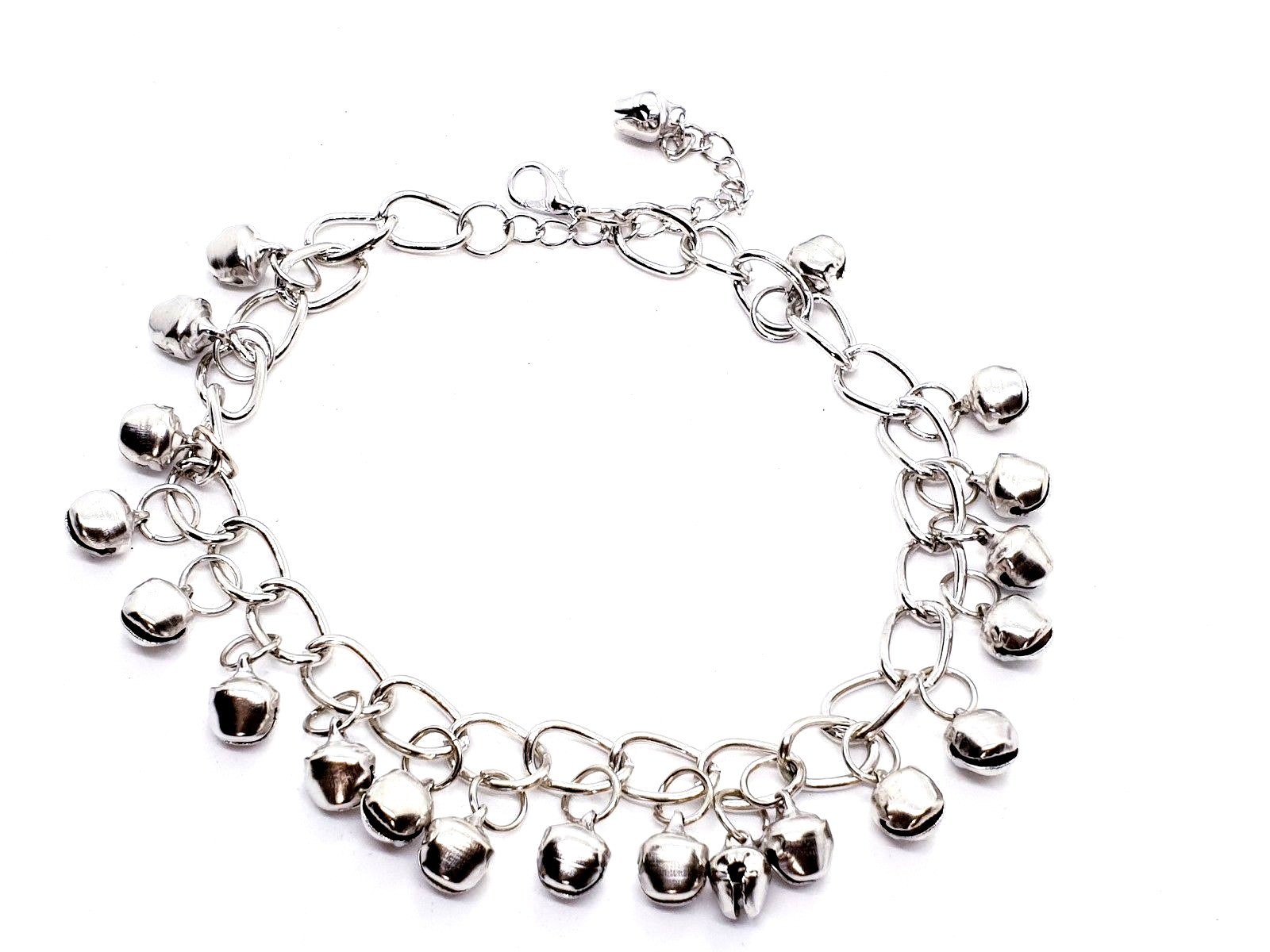 Bell Ankle Bracelet 20 Bells Anklet Quality Shiny Steel Dancing Bells ...