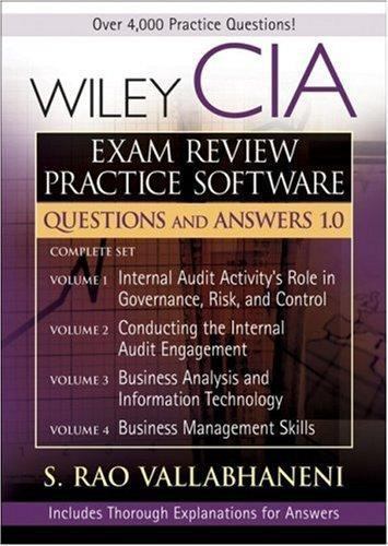 Wiley CIA Exam Review CD 9780470056127| eBay