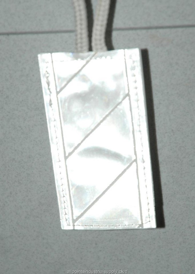 5 CAB 7578 Reflective Safety Tags 2x4" Mining Mines Biking Backpacks ...