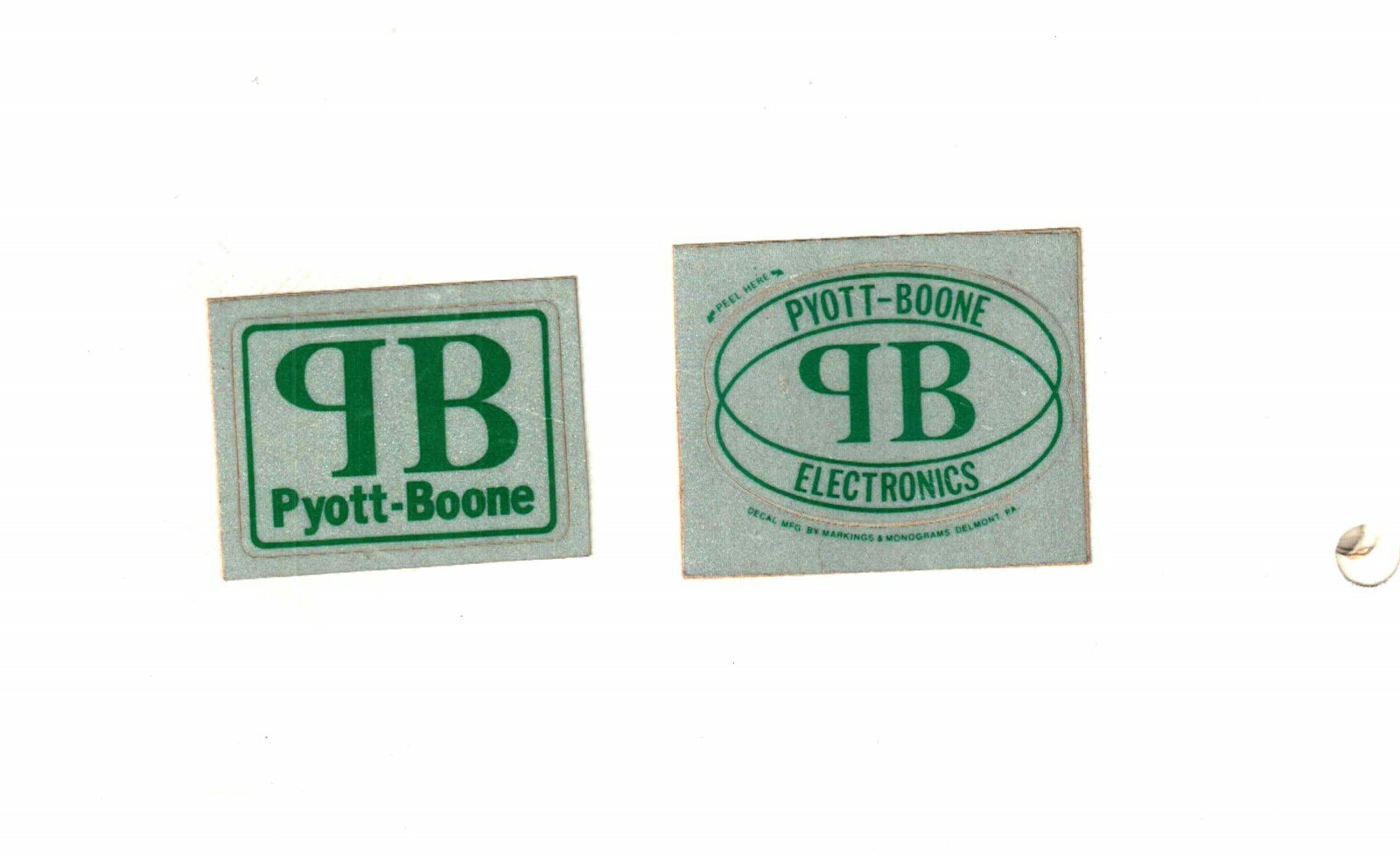 NICE LOT OF 2 DIFFERENT PYOTT-BOONE COAL MINING STICKERS # 53 | eBay