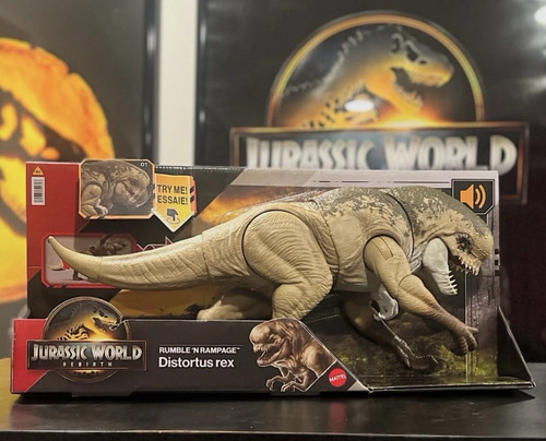 Jurassic World Rebirth - Distortus Rex Rumble 'n Rampage 22” - IN HAND ...