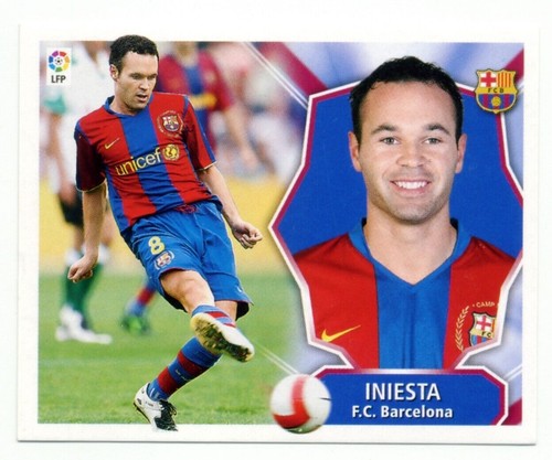 Andres Iniesta - 2008-09 - Panini La Liga Este - FCB BARCELONA - CHROME ...