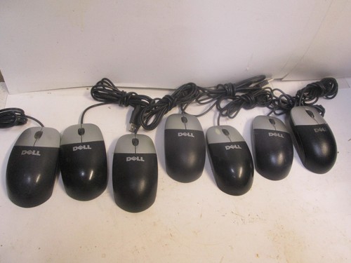 Lot of 7 Dell USB Wheel Mice Mouse | eBay