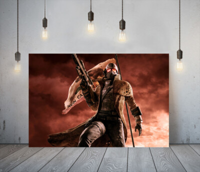 FALLOUT NEW VEGAS -DEEP FRAMED CANVAS GAME WALL ART PICTURE PAPER PRINT ...