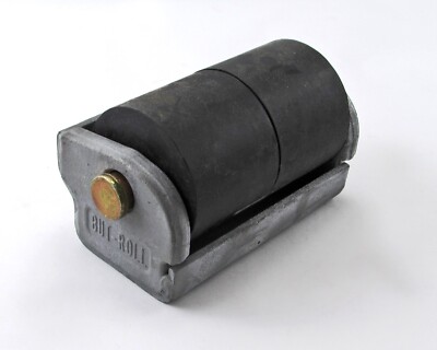 But-Roll Roller Buffer Assembly w/ (2) Rubber Wheels 4" Diameter, 3 ...