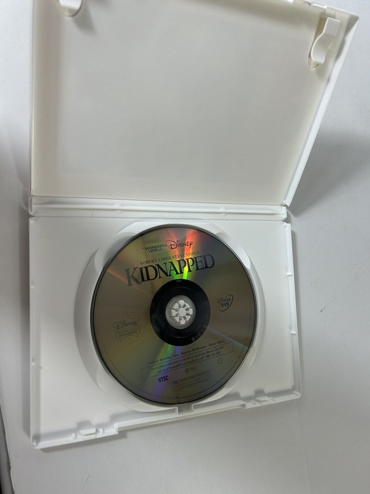 Kidnapped (DVD) Disney Exclusive Movie Club Peter Louis Stevenson’s ...