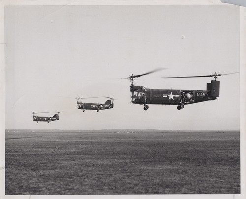 BELL HSL HELICOPTER FORMATION ORIGINAL MANUFACTURERS PHOTO US NAVY ...