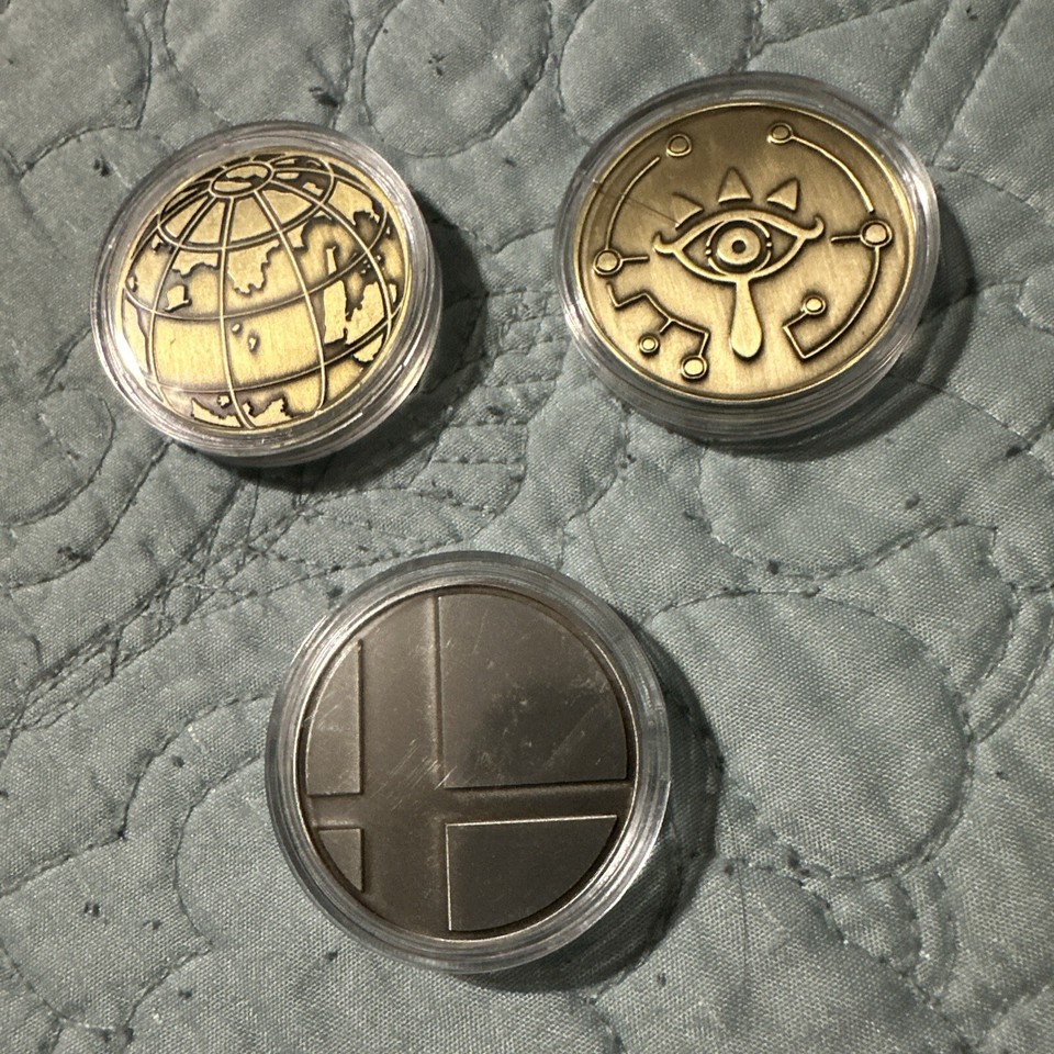 Nintendo Coins - Super Smash Bros & Super Mario Odyssey & Legend Of ...