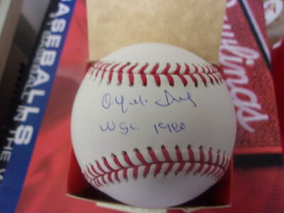 Orlando Isales Philadelphia Phillies Signed Official League Baseball ...