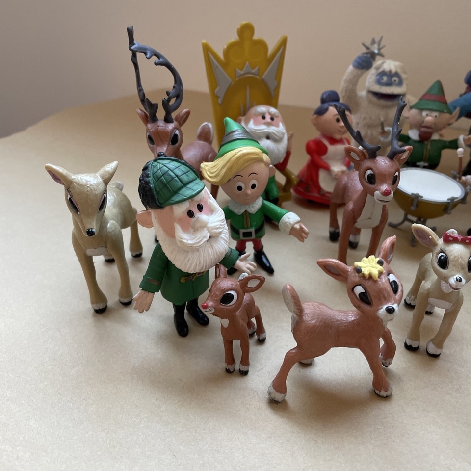 Forever Fun Rudolph Reindeer Ultimate Figurine PVC Lot (21) - Complete ...