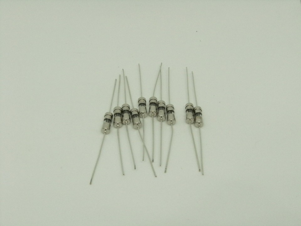 1A 10x Pack Lot 250V Appr 250V Glass Fuse Kit Set Value Solder Pcs 3 ...