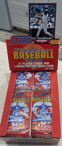 1988 score baseball complete set 36 Individual Sealed Packs | eBay