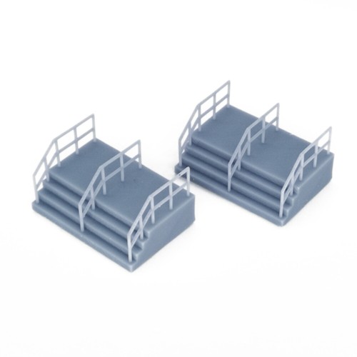 Outland Models Railroad Scenery Entrance Stairs Fencing(Wide) x2 1:87 ...