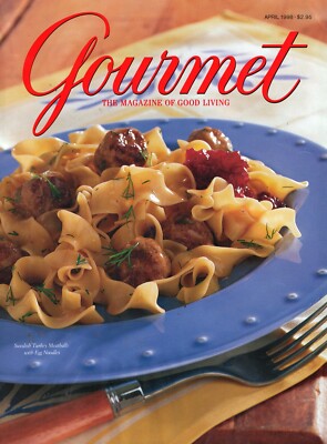 Gourmet April 1998 Single Issue Magazine. | eBay