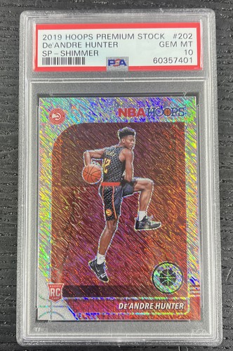 2019-20 DeAndre Hunter Hoops Premium Stock Rookie Shimmer Variation ...