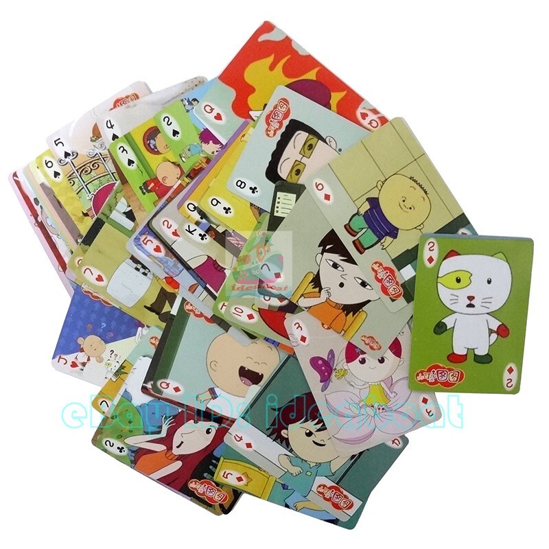 Deck 54 cards Chinese Animated Cartoon Big Ear Tutu Playing card/Poker ...
