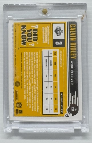 2018 Panini Classics Calvin Ridley Significant Signatures Rookie RC ...