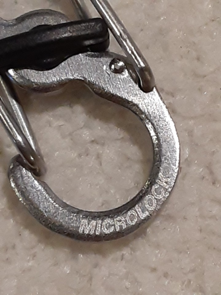 Nite Ize Lot of 5 SILVER Locking MicroLock Mini S-Biner FREE SHIPPING ...