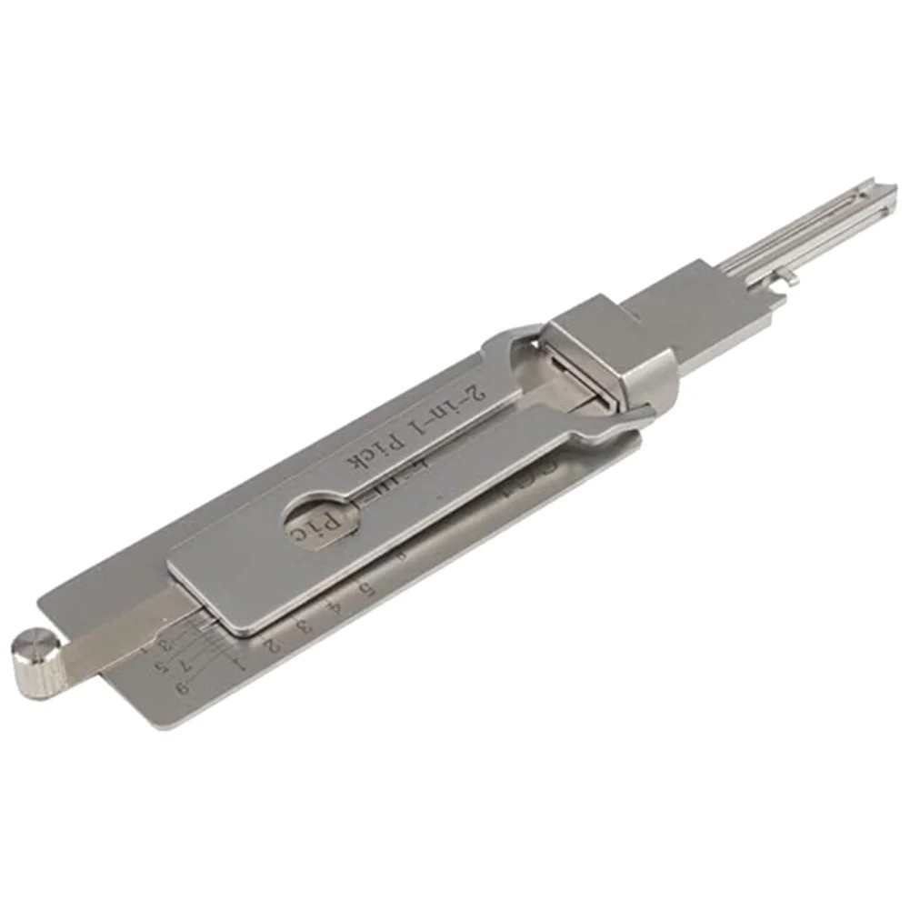 Key Decoder 2 In 1 Portable Lock Picking Set with Hook and Pickup Tool ...