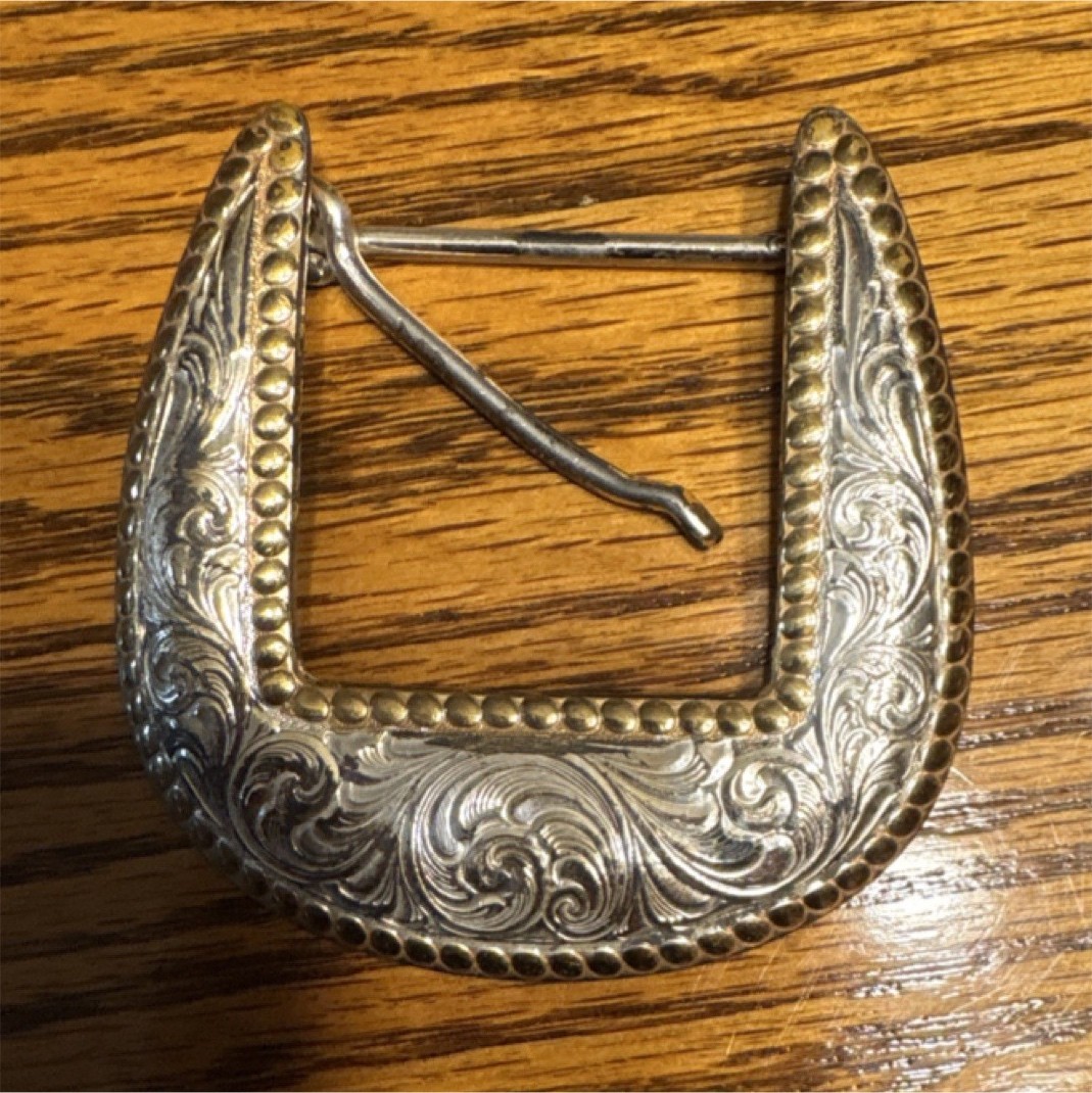 Bohlin Western Americana Vintage Engraved Silver Tone Belt Buckle | eBay