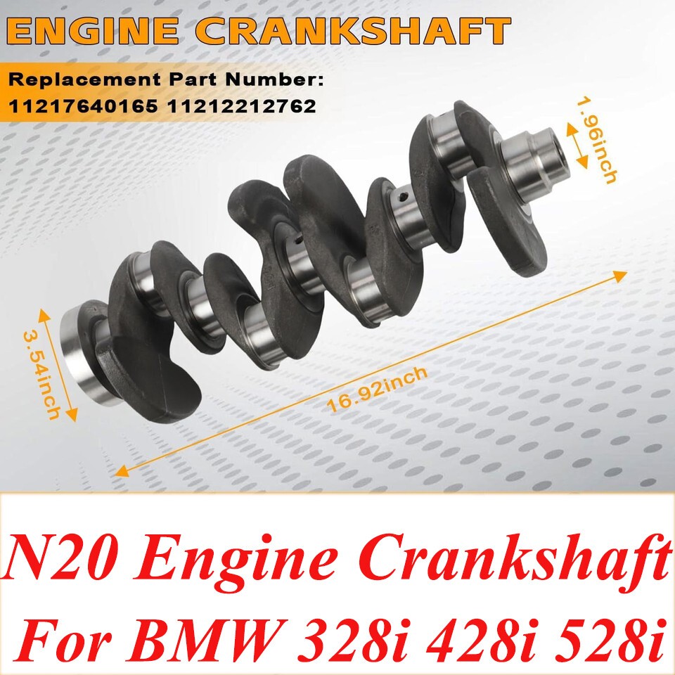 N20 Engine Crankshaft Piston & Rods & Bearings for BMW 320i 328i 528i ...