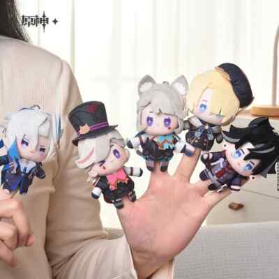 Genshin Impact Official Genuine Plush Finger Puppet Pendant Anime Cute ...