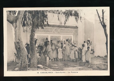 Morocco CASABLANCA Derb-Sultan La Fontaine c1920/30s? PPC | eBay UK