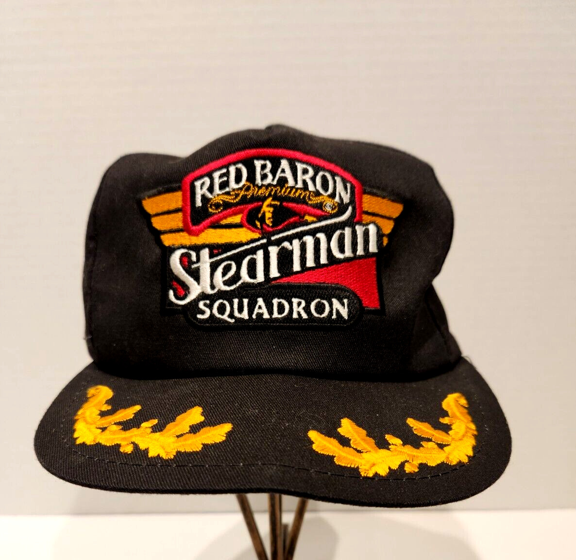 Vintage Red Baron Squadron Baseball cap, Stearman- SK… - Gem