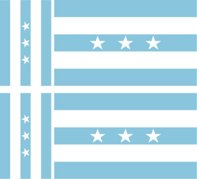 ECUADOR Lot 4 Vinyl Stiker autocollant Drapeau flag Guayas Province ...