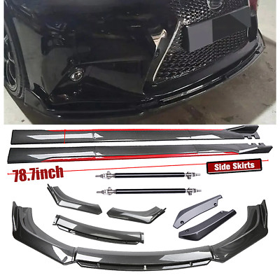 Front Rear Bumper Lip Side Skirt Extension For Lexus ES250 ES300 ES350 ...