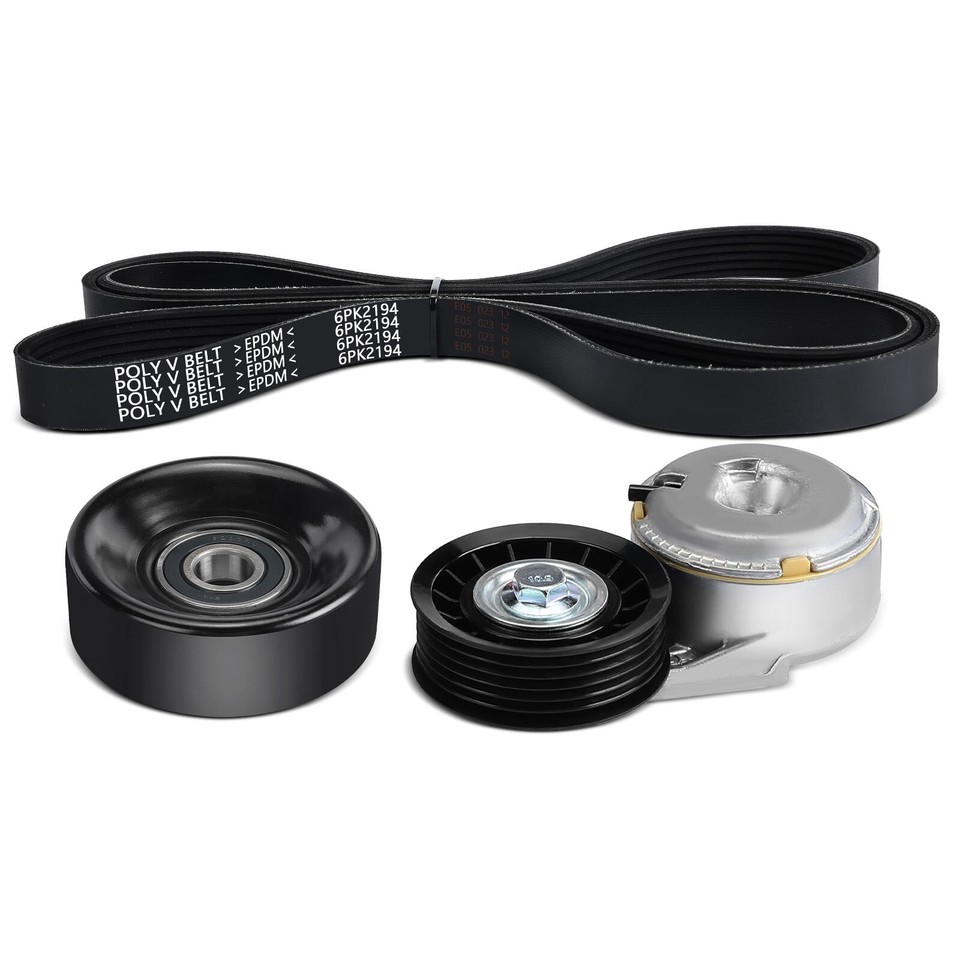 3Pcs Serpentine Belt Drive Component Kit for Ford Explorer Mercury V6 4 ...