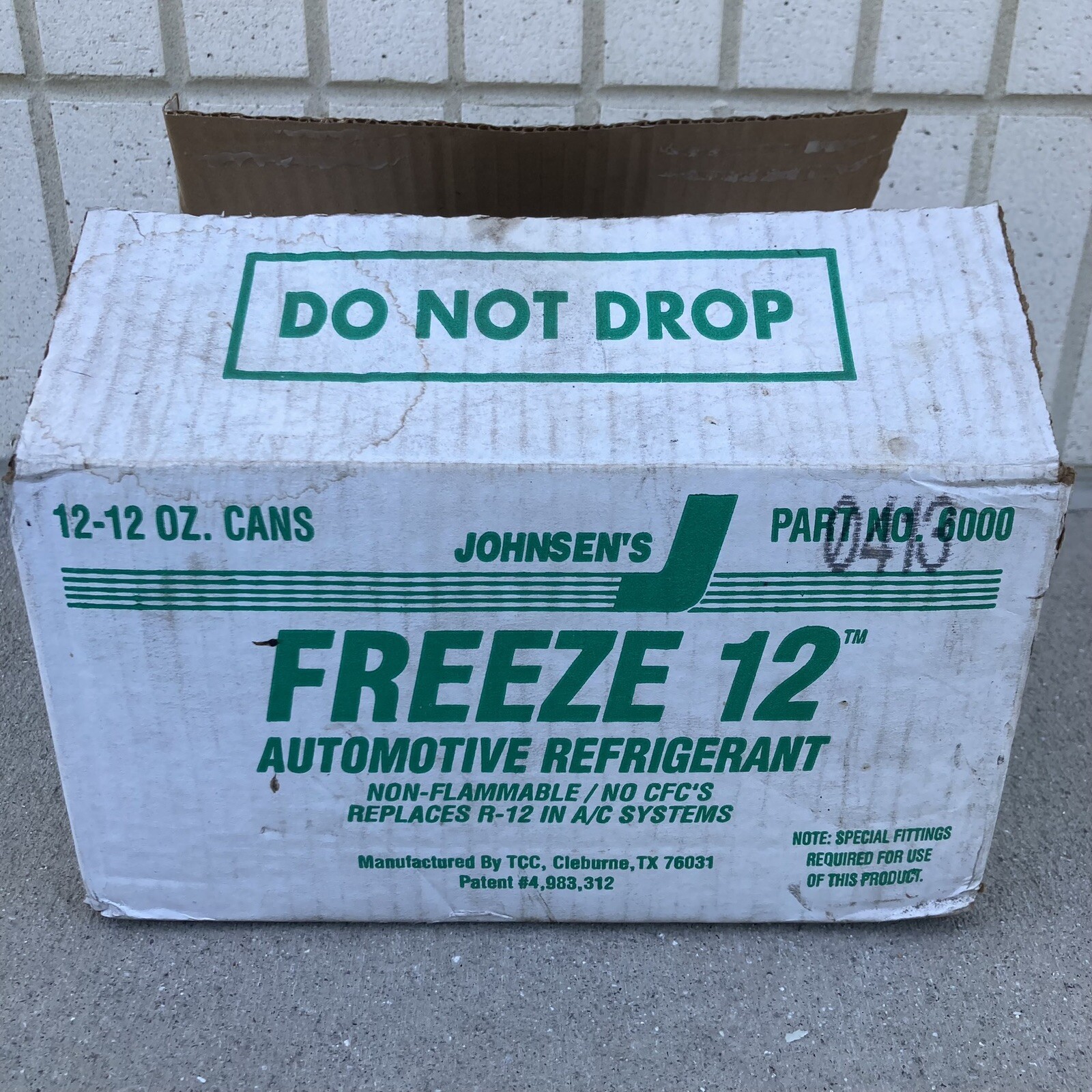 2 Johnsen's Full 12oz Freeze 12 Refrigerant Replaces R12 for sale ...