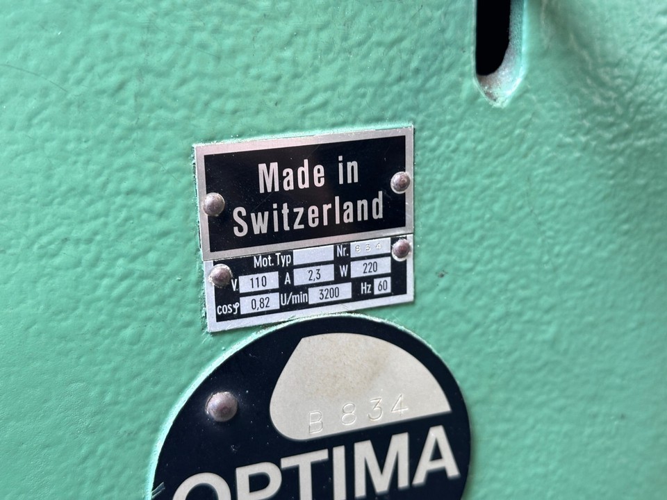 Optima Universal Precision Optical Drill Grinder Made In Switzerland | eBay
